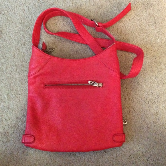 Bags | Red Crossbody Purse | Poshmark