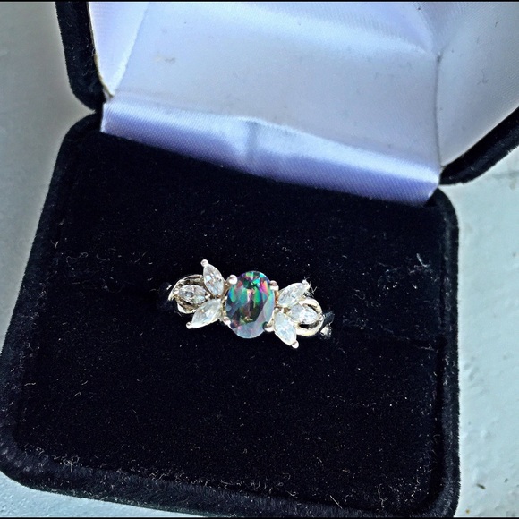 Jewelry | Silver Caribbean Mystic Topaz Ring | Poshmark