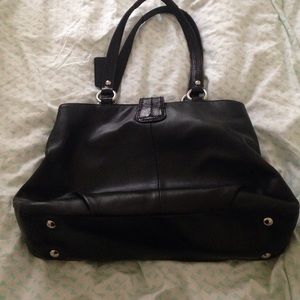 Coach | Bags | Coach F9248 Black Leather Soho Leather Carryall | Poshmark
