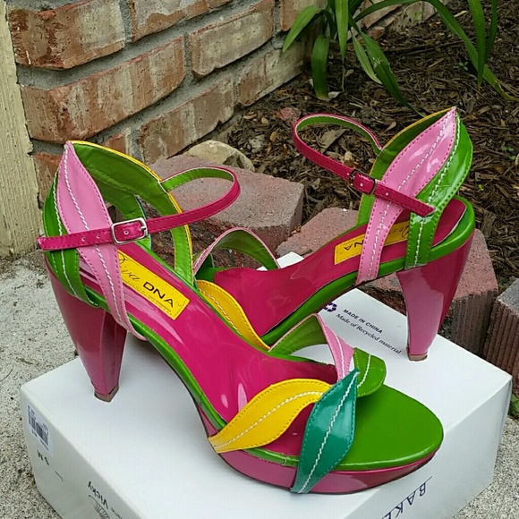 Diba | Shoes | Colorful Platform Heels | Poshmark