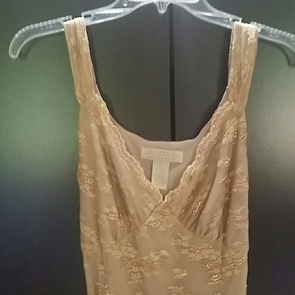 hi studio Jonathan martin | Dresses | A Tan And Rose Floral Dress ...