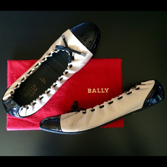 Bally | Shoes | Bally Styleflex Leather Ballet Flats Sayana | Poshmark