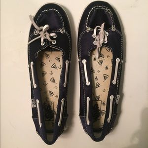 Vans | Shoes | Vans Navy Boat Shoes | Poshmark