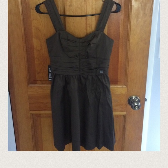 Express | Dresses | Express Brown Dress | Poshmark