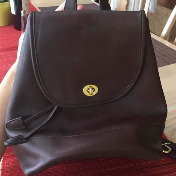 Coach | Bags | Vintage Coach Leather Backpack | Poshmark