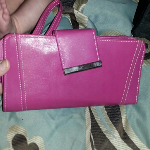 Bags | Hot Pink Wallet | Poshmark