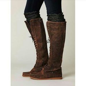 Forever 21 Shoes | Lace Up Faux Suede Tall Boots Black 6 | Poshmark