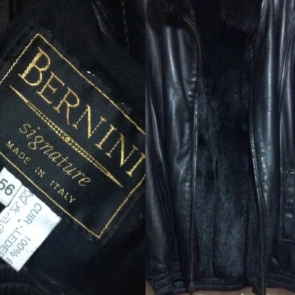 BERNINI | Jackets & Coats | Bernini Mink Leather Jacket Coat | Poshmark