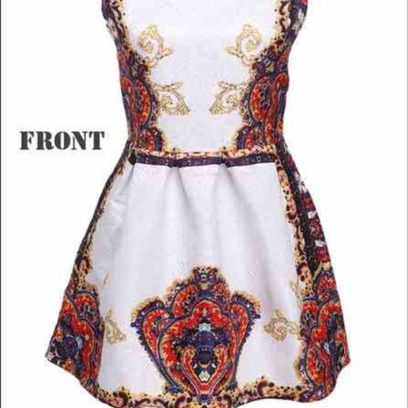 Dresses | Beautiful Red Yellow And Blue Summer Dress | Poshmark