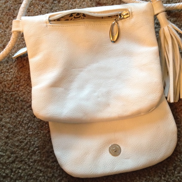 Bags | Blingy White Crossbody Bag | Poshmark