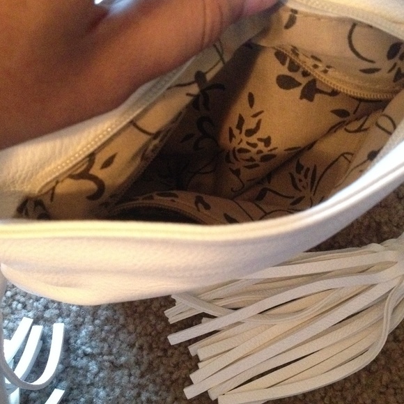 Bags | Blingy White Crossbody Bag | Poshmark