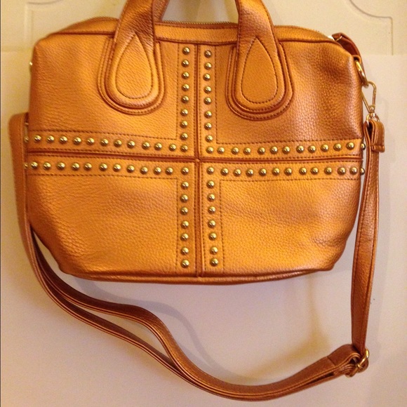 No brand | Bags | Vegan Leather Copper Bag With Rivets | Poshmark
