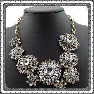 Boutique | Jewelry | New Mega Bling Glam Statement Necklace | Poshmark