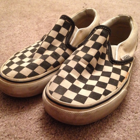 White Checkered Louis Vuitton Vans | Paul Smith