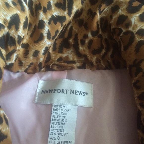 Newport News | Jackets & Coats | Leopard Jacket | Poshmark