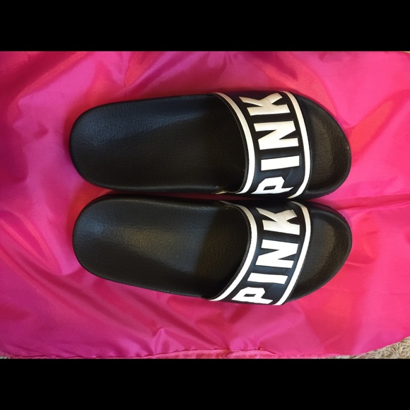 PINK Victoria's Secret | Shoes | Vs Pink Nike Slides Sold | Poshmark
