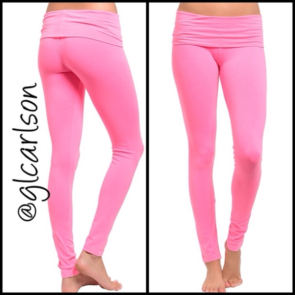 TillieCreekClothing | Pants & Jumpsuits | Neon Pink Yoga Pants | Poshmark