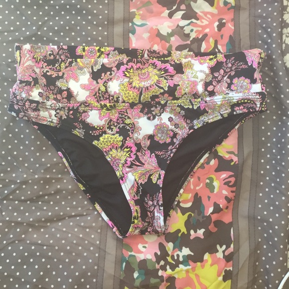 Victoria's Secret | Swim | Fold Over Floral Print Bikini Bottoms | Poshmark