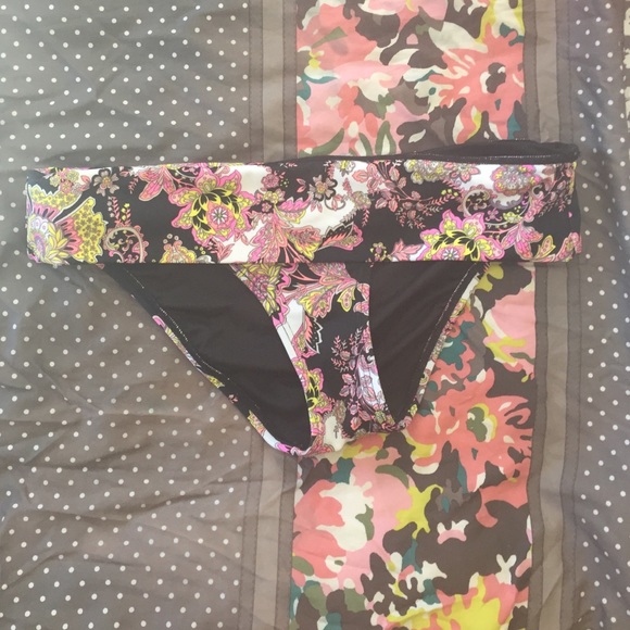 Victoria's Secret | Swim | Fold Over Floral Print Bikini Bottoms | Poshmark