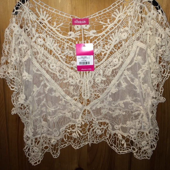 Shasa | Tops | Netted Crop Top | Poshmark