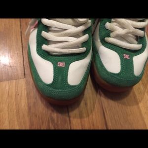 DC | Shoes | Dc Green White Pink Sneakers | Poshmark
