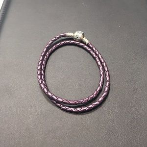 Pandora | Jewelry | Pandora Leather Bracelet | Poshmark