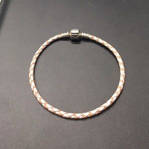 Pandora | Jewelry | Pandora Leather Bracelet | Poshmark