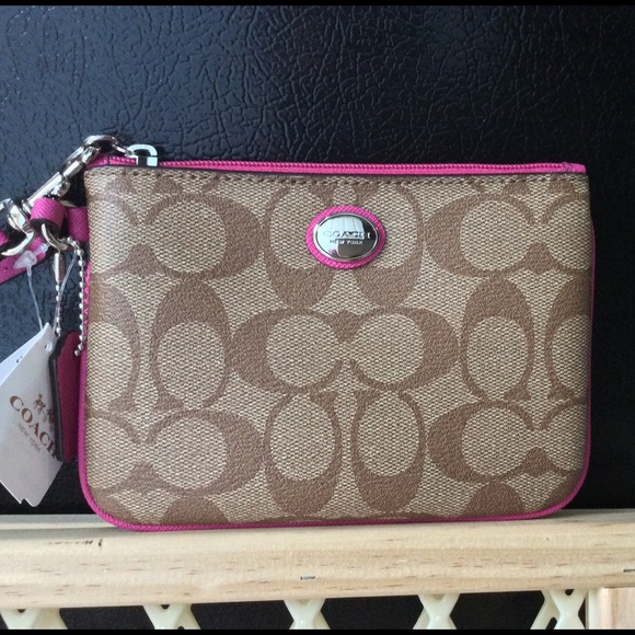 Coach | Bags | Nwt Coach Signature C Design Wristlet | Poshmark