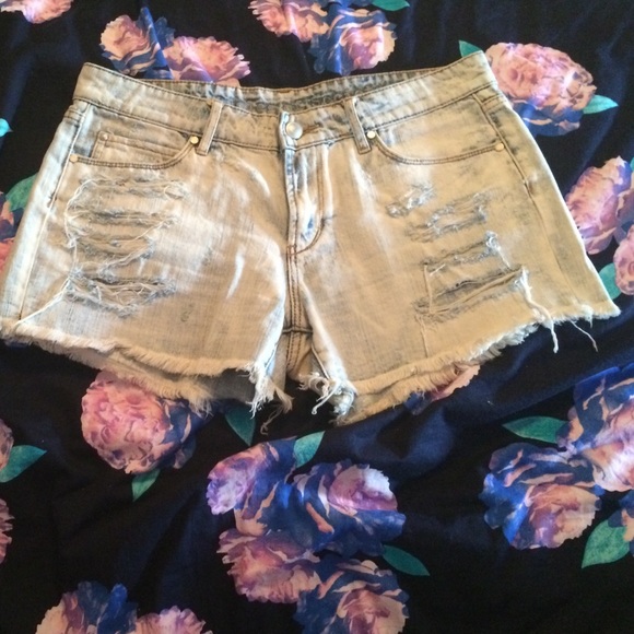 Jeans | Acid Washed Denim Shorts | Poshmark