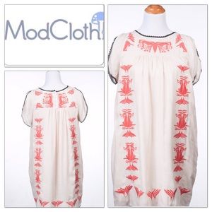 Modcloth | Dresses | Nwt Modcloth Ryu Embroidered Bohemian Tunic | Poshmark