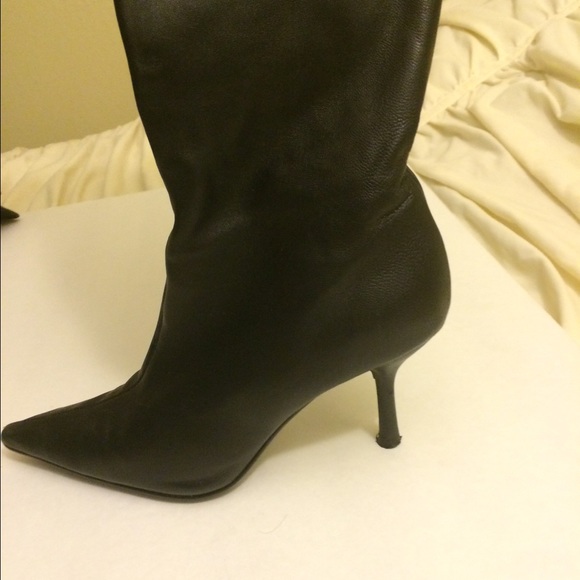 Colin Stuart | Shoes | Colin Stuart Black Heel Boots | Poshmark
