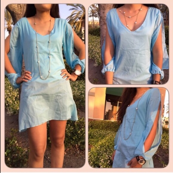 Dresses | Ocean Blue Beach Dress | Poshmark