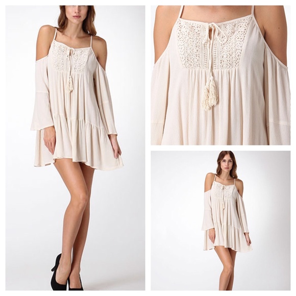 Dresses | Boho Openshoulder Dress | Poshmark