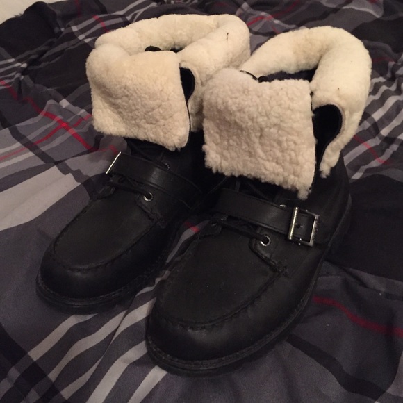 Polo Ralph Lauren | Shoes | Authentic Prl Polo Raulph Lauren Fur Boots ...