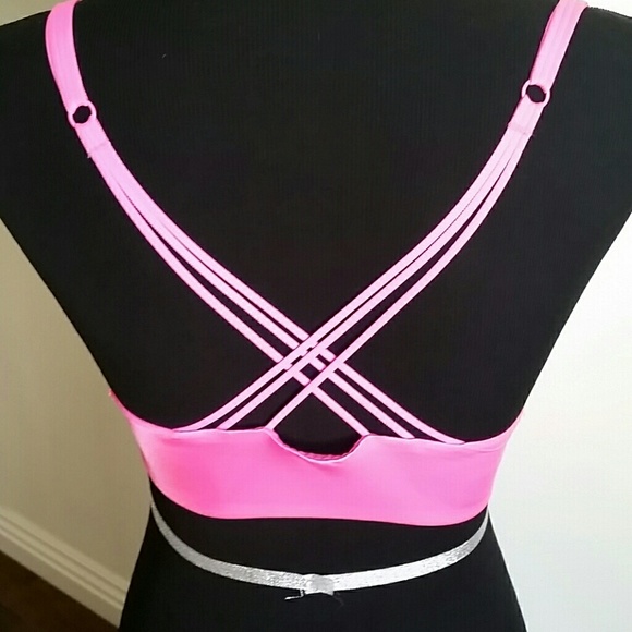 Victoria's Secret | Intimates & Sleepwear | Vs Hot Pink Strappy Push Up ...