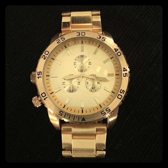 Buckle | Accessories | Buckle Mens Gold Watch | Poshmark