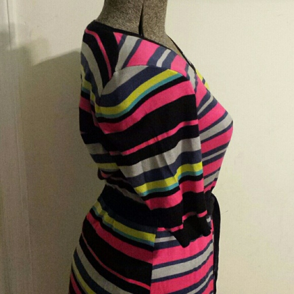 BCBGMaxAzria | Dresses | Multi Colored Stripe Dress | Poshmark