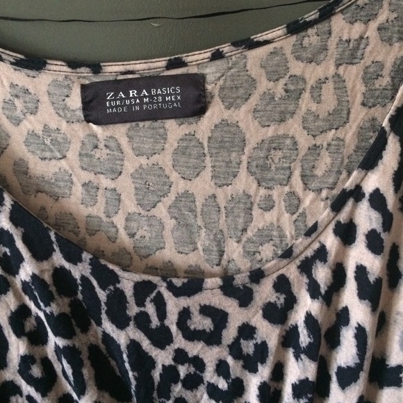 Zara | Dresses | Leopard Print Zara Dress | Poshmark