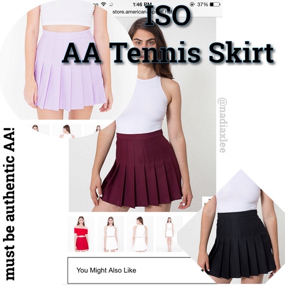 American Apparel | Skirts | Iso Aa Tennis Skirt | Poshmark