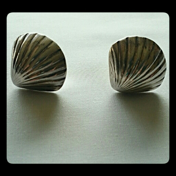 Vintage | Jewelry | Vtg Sterling Norwegian Design Seashell Earring ...