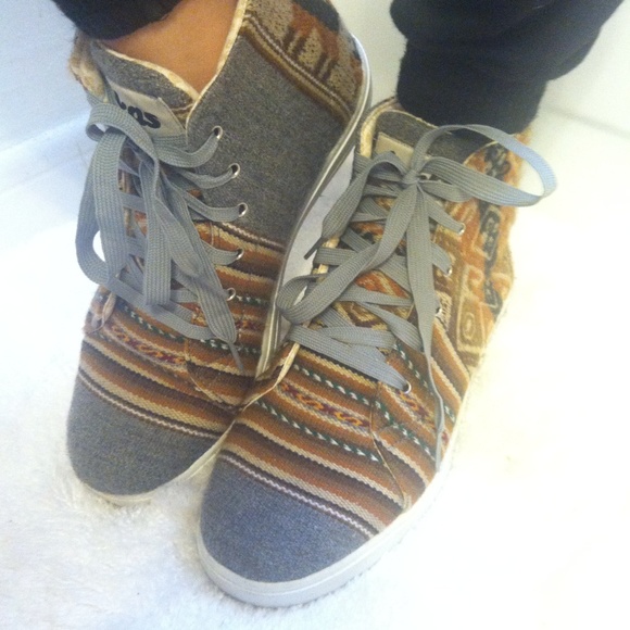 inkkas | Shoes | Inkkas Hightop Aztec Sneakers | Poshmark