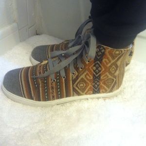 inkkas | Shoes | Inkkas Hightop Aztec Sneakers | Poshmark