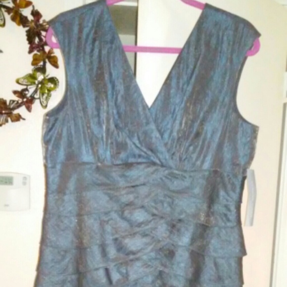 Dresses | Silver Party Dress Perfect For The Holidays | Poshmark