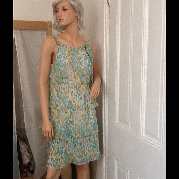 Vertigo Paris | Dresses | Beautiful Light Blue Green Aquasummer Dress ...