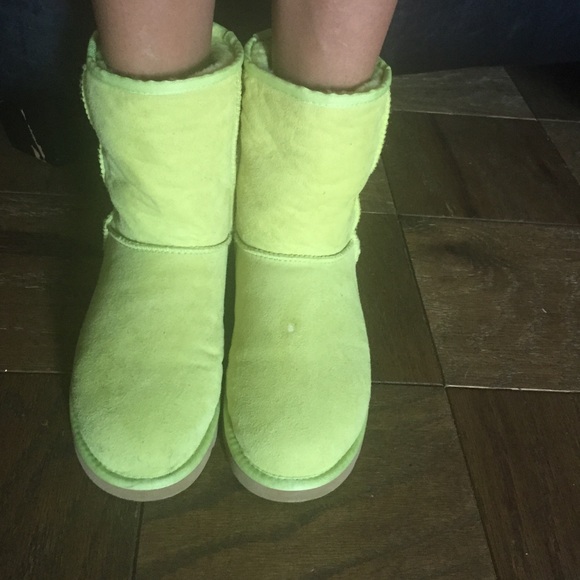 UGG | Shoes | Neon Green Ugg Boots | Poshmark