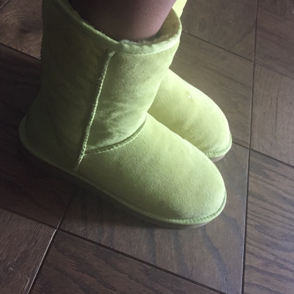 UGG | Shoes | Neon Green Ugg Boots | Poshmark