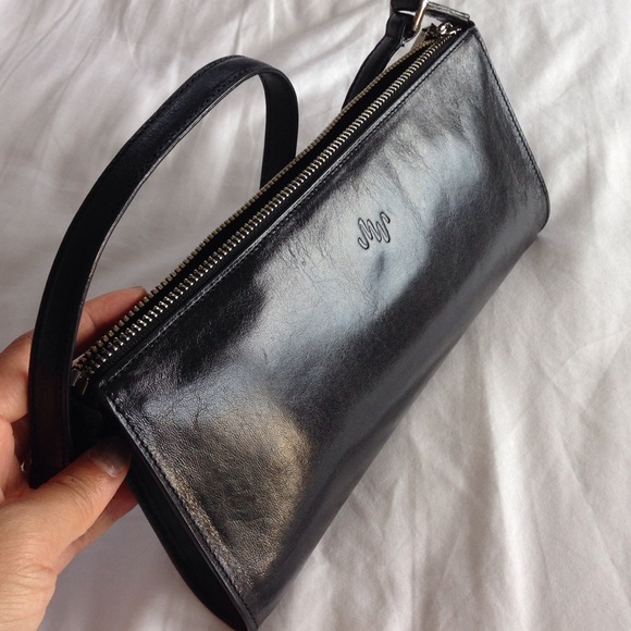 Monsac | Bags | Black Monsac Leather Shoulder Bag | Poshmark