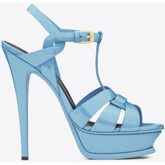 Yves Saint Laurent | Shoes | Iso Ysl Tribute In Sky Blue | Poshmark