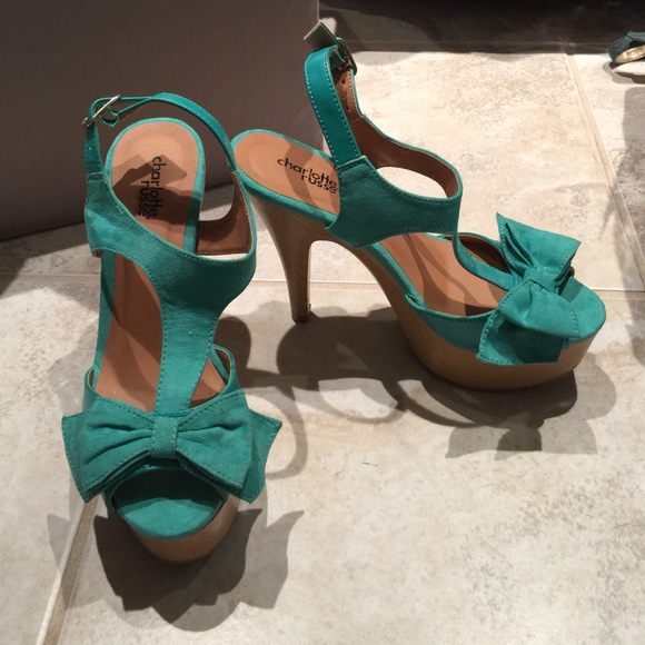 Shoes | Turquoise Blue Heels | Poshmark