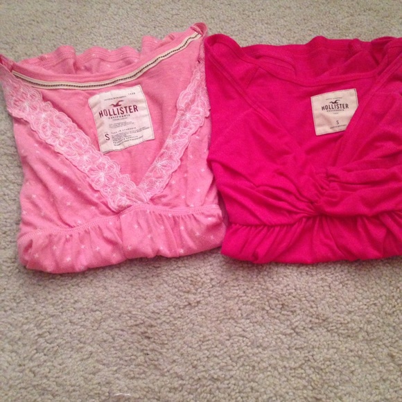 Hollister | Tops | Hollister Pink Baby Doll Shirt Bundle | Poshmark